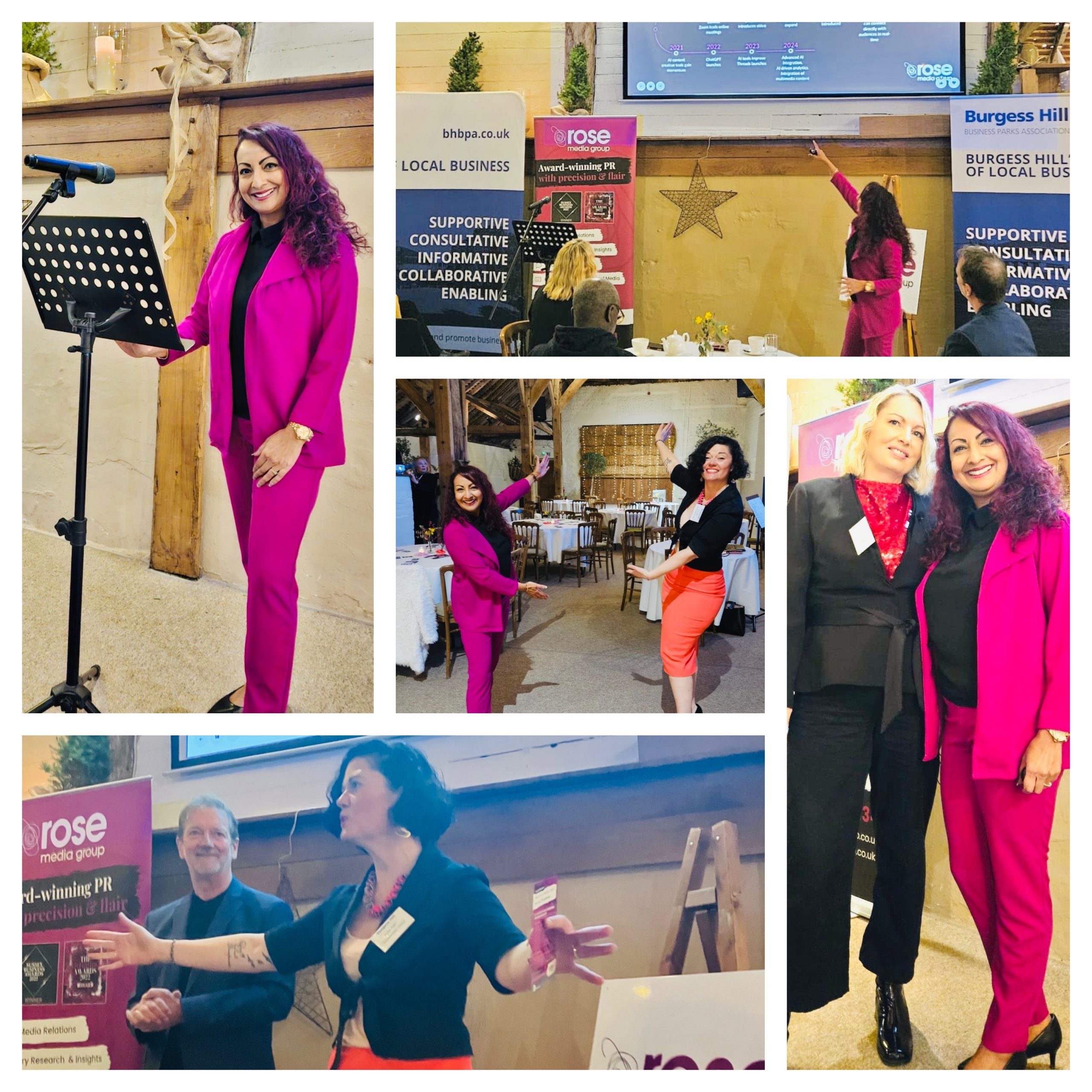 Aneela Rose gives AI talk to BHBPA members - Rose Media Group